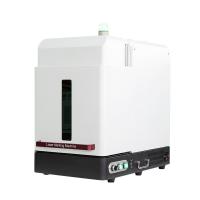 China Mini Fiber Laser Marking Machine 20W 30W 50W 100W Enclosed Portable Engraver for Metal for sale