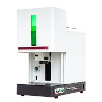 China 30W Desktop Fiber Laser Marking Machine 110x110mm Work Area CE ISO for sale