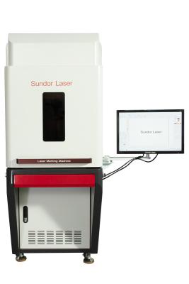 China Enclosed Cabinet Fiber Laser Marking Machine 20W 30W 50W for Metal Jewelry for sale