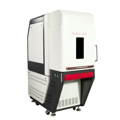 China 20W Enclosed Fiber Laser Marking Machine 110x110mm Work Area for Surgical Instruments for sale