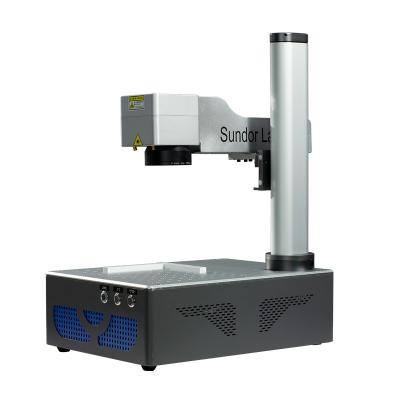 China 20W 30W 50W Fiber Laser Marking Machine for Metal Engraving Cutting 110x110mm for sale