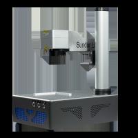 China Portable 20W 30W Fiber Laser Marking Machine for Metal Plastic Engraving 110x110mm for sale