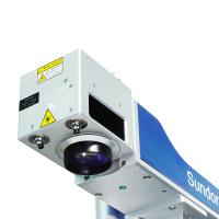 China 20W 30W 50W Raycus Fiber Laser Marking Machine for Metal Plastic PVC Cable Engraving 110x110mm for sale