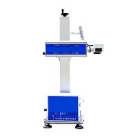China Flying Laser Marking Machine 50W Fiber CO2 UV for PE HDPE PPR PVC Pipe Engraving for sale