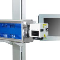 China UV Flying Laser Marking Machine 20W 30W 50W for Metal Non-Metal Date QR Code Engraving for sale