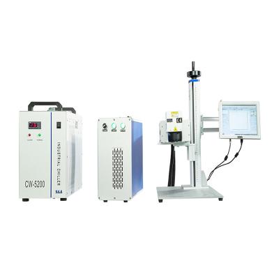 China 3W UV Laser Marking Machine 175x175mm Rotary Axis for Glass Metal Engraving for sale