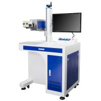 China Desktop CO2 Laser Marking Machine 30W 60W for PVC PCB QR Code Engraving for sale
