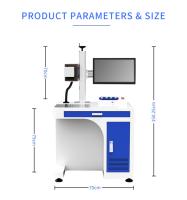 China CO2 Laser Engraving Marking Machine 30W 50W 100W High Speed Desktop Air Cooled for sale