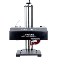 China Industrial Pneumatic Dot Peen Marking Machine 140x80mm Print Area for Metal Steel for sale