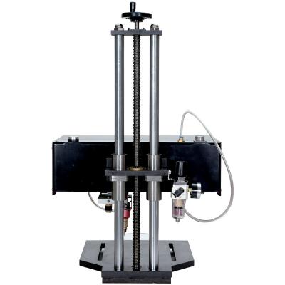 China Kelier CNC Pneumatic Dot Peen Marking Machine 140x80mm for Metal Nameplate Engraving for sale