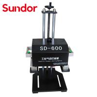 China Kelier CNC Pneumatic Dot Peen Marking Machine 140x80mm for Metal Nameplate Engraving for sale