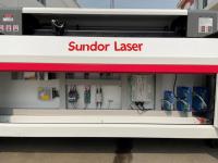 China Sundor 150W CO2 Laser Cutting Machine for Wood Acrylic MDF Leather 1300x2500mm for sale