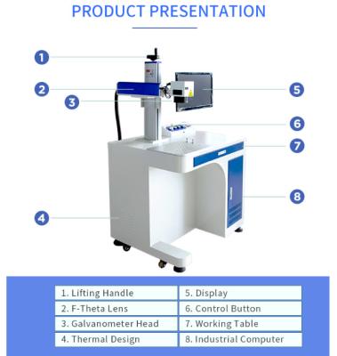 China CO2 Laser Marking Machine 50W for Acrylic Rubber with ±0.01mm Precision for sale