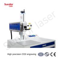China Benchtop Type Co2 Laser Printing Machine , Leather Laser Engraving Machine for sale