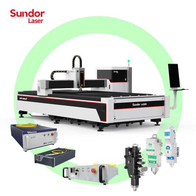 China CNC 1000W Fiber Laser Cutting Machine for Carbon Steel 1500x3000mm for sale
