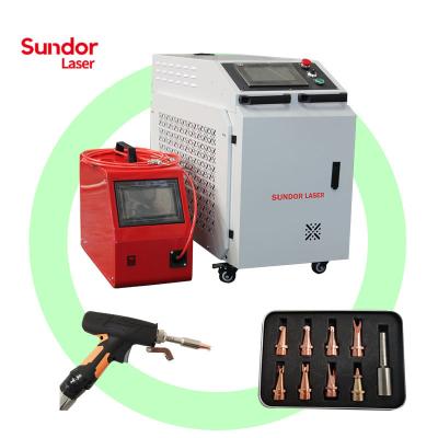 China 3 in 1 1000W Handheld Fiber Laser Welding Cleaning Cutting Machine for Metal for sale