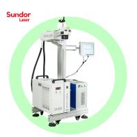 China 3W 5W 10W UV Laser Marking Machine for Wood Metal Plastic Online Flying for sale
