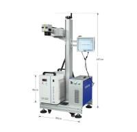 China 3W 5W 10W UV Laser Marking Machine for Wood Metal Plastic Online Flying for sale