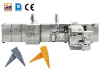 China 7kg/h Ice Cream Cone Production Line Biscuit Making Machine 47 Cast Iron Baking Templates 380V for sale