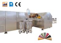China 1.5hp 55 Plate Stainless Steel Ice Cream Cone Production Line 220V 380V for sale