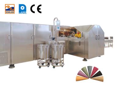 China 1.5hp 55 Plate Stainless Steel Ice Cream Cone Production Line 220V 380V for sale
