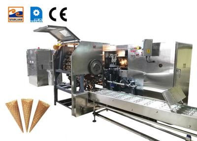 China Stainless Steel Ice Cream Cone Production Line 121 Baking Plates 1.5KW 4600 Cones/Hour for sale