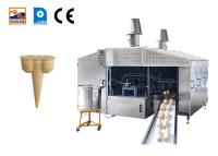 China 5kg per Hour Wafer Cone Production Line 28 Plate Ice Cream Cone Machine 0.75kw for sale
