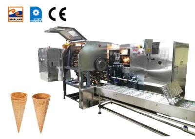 China Automatic Ice Cream Cone Maker Wafer Cone Making Machine 1.1KW for sale