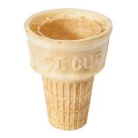 China Custom Ice Cream Wafer Cones 78mm Length 60mm Top Diameter QS Certified Food Grade Manufacturing for sale