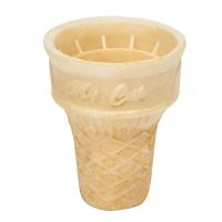 China 72mm Custom Wafer Ice Cream Cone - 60mm Top Diameter, 4.5-5.5g Weight, Bulk 600pcs Case for sale