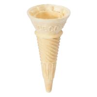 China 110mm x 52mm Flavored Wafer Ice Cream Cone - 2.5-3.5g Weight, 400pcs/Case for Commercial Use for sale