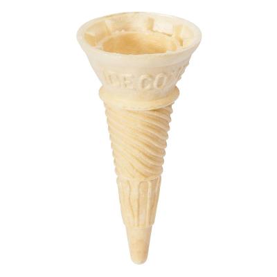 China 110mm x 52mm Flavored Wafer Ice Cream Cone - 2.5-3.5g Weight, 400pcs/Case for Commercial Use for sale