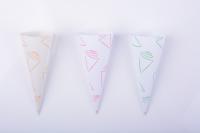 China Professional Ice Cream Waffle Cone with 118mm Oblique Length and 26° Angle - 2400pcs Case for sale