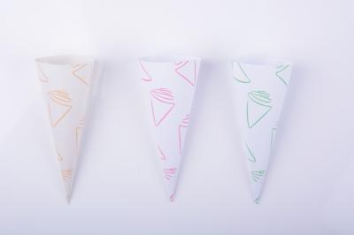 China Professional Ice Cream Waffle Cone with 118mm Oblique Length and 26° Angle - 2400pcs Case for sale