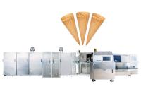 China Custom Roller Sugar Cone Production Line with 60+ Years Experience - Industrial Ice Cream Cone Maker with Batter Tank & Pump System for sale