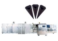 China Gas System Cone Wafer Production Line With Cast Iron Baking Plates Texture for sale