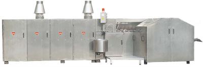 China Rolled Wafer Ice Cream Cone Production Line 1.5hp with 45-101 Baking Plates, 4000-10500 Cones/Hour Capacity for sale