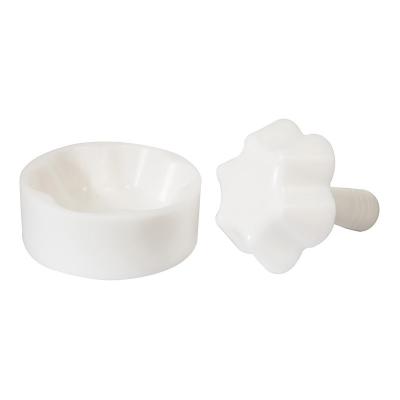 China Food Grade POM 6-Petal Flower Basket Mold for Egg Roll Machines - White Color Industrial Baking Equipment for sale