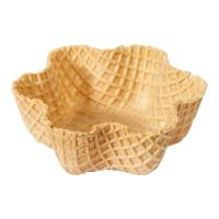China CE Certified Chocolate Waffle Cones 92mm Caliber with Custom Size Options for Industrial Ice Cream Production for sale