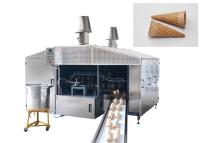 China Custom Professional Waffle Cone Maker 28 Molds Touch Screen Display Fully Automatic 2200 Cones per Hour for sale