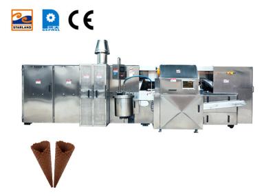China 107 Plates Sugar Cone Production Line 14kg/h 1.5kw Automatic Ice Cream Cone Maker for sale