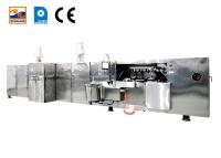 China PLC Waffle Basket Production Line Commercial Wafer Biscuit Making Machine for sale