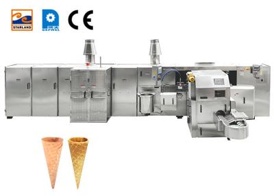 China 39 Plates Stainless Steel Cone Ice Cream Machine 3500 Cones per Hour Industrial Baking Maker for sale