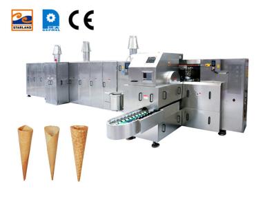 China Industrial Ice Cream Cone Baking Maker 1.5kw 63 Plates 6000 Cones per Hour for sale