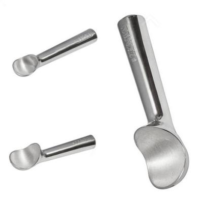 China Stainless Steel Antifreeze Ice Cream Scoop - Size 24, Left & Right Handed Design for Commercial Kitchen Use for sale