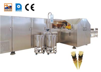 China 1.1KW 51 Plate Sugar Cone Production Line 10000pcs per Hour Ice Cream Cone Baking Machine for sale