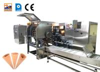 China Stainless Steel Automatic Sugar Cone Making Machine 1.0KW, 1800 Cones/Hour, 51 Baking Plates for sale
