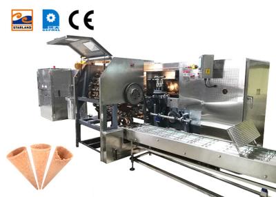 China Stainless Steel Automatic Sugar Cone Making Machine 1.0KW, 1800 Cones/Hour, 51 Baking Plates for sale