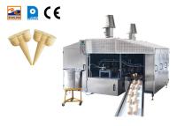 China 28 Baking Plates Ice Cream Wafer Maker 3300pcs/H 0.75kw for Food Shop for sale