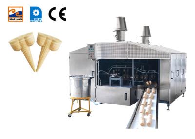 China 28 Baking Plates Ice Cream Wafer Maker 3300pcs/H 0.75kw for Food Shop for sale